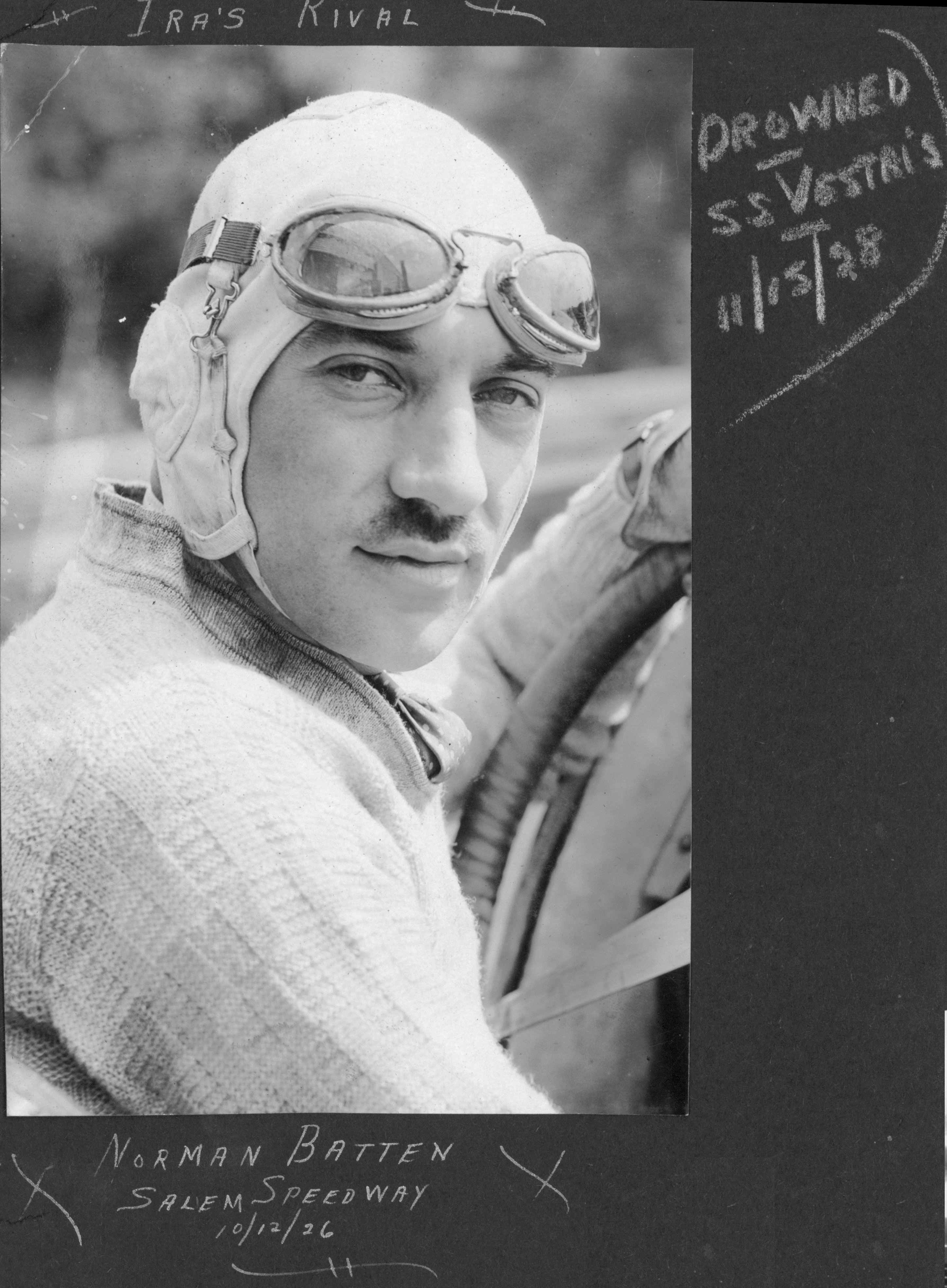 Norman Batten, 1926 | First Super Speedway