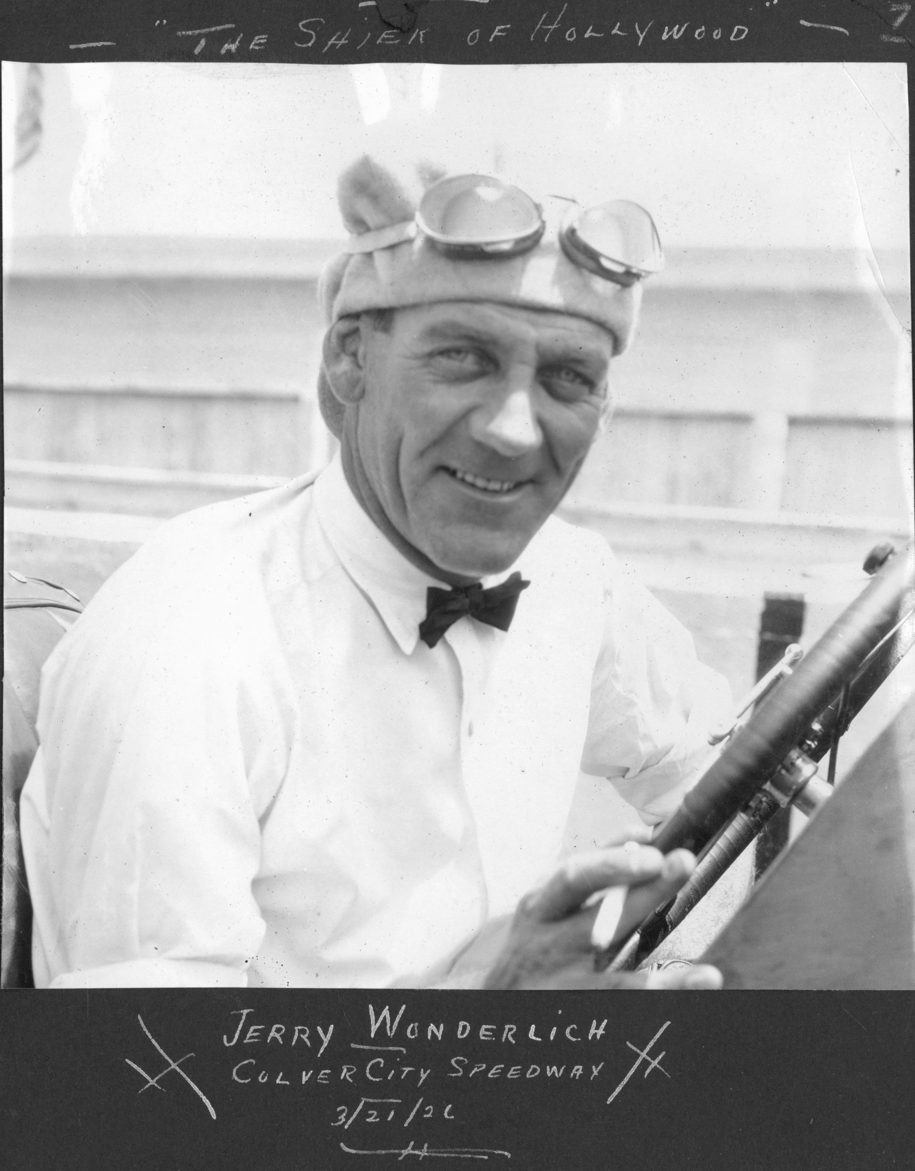 Jerry Wunderlich 1926 | First Super Speedway