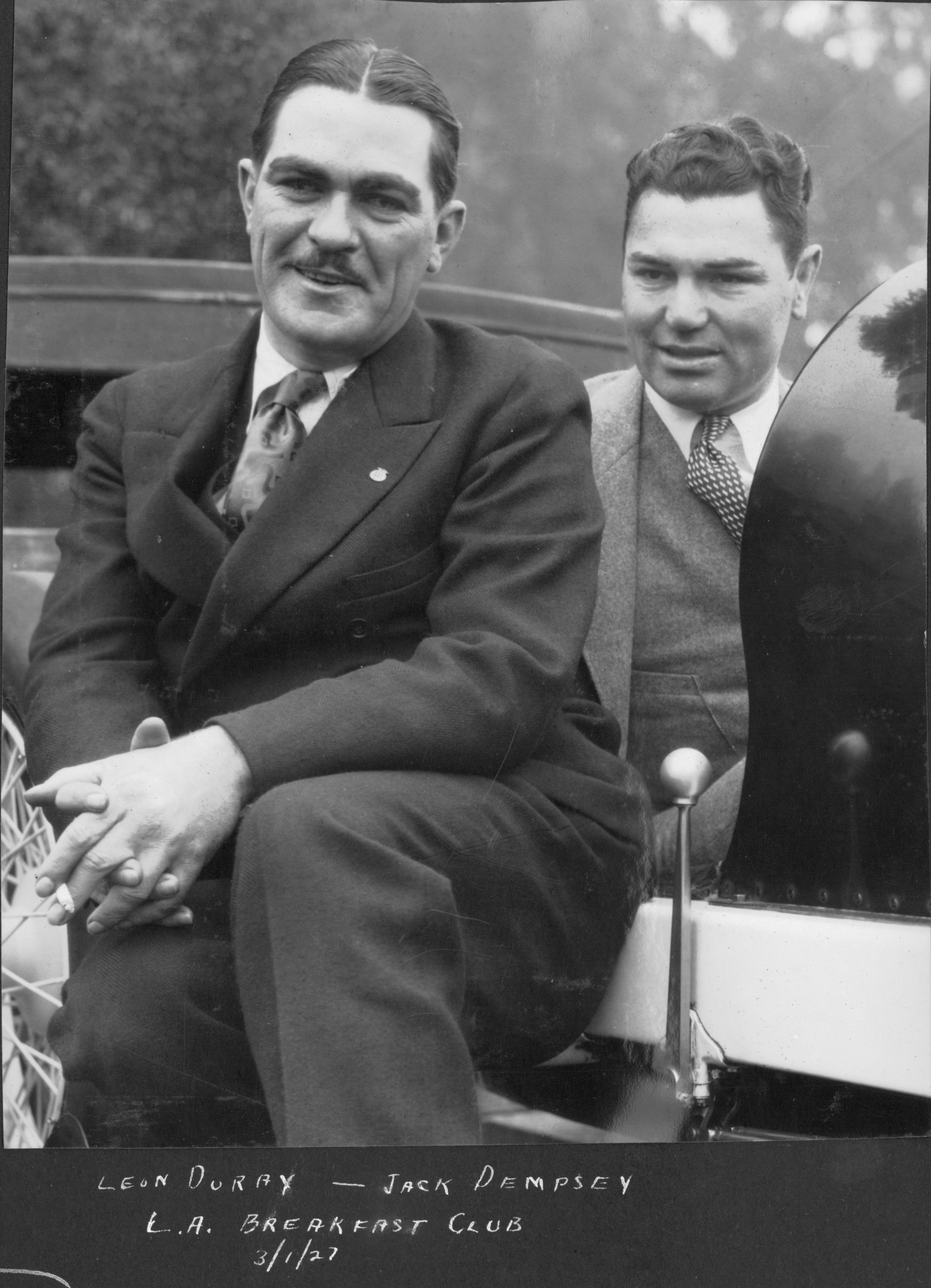 Leon Duray & Jack Dempsey | First Super Speedway