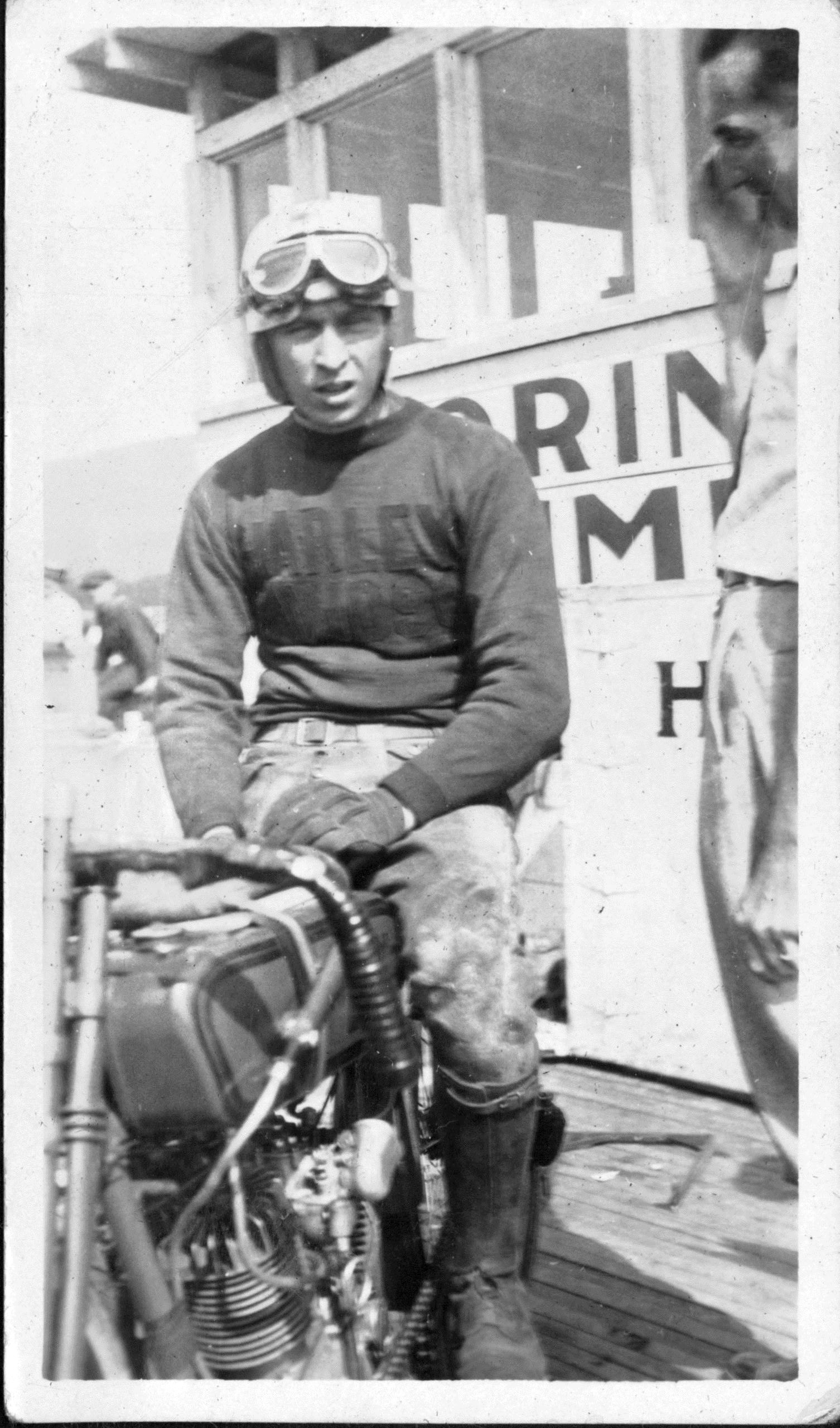 Harley Rider Ralph Hepburn | First Super Speedway