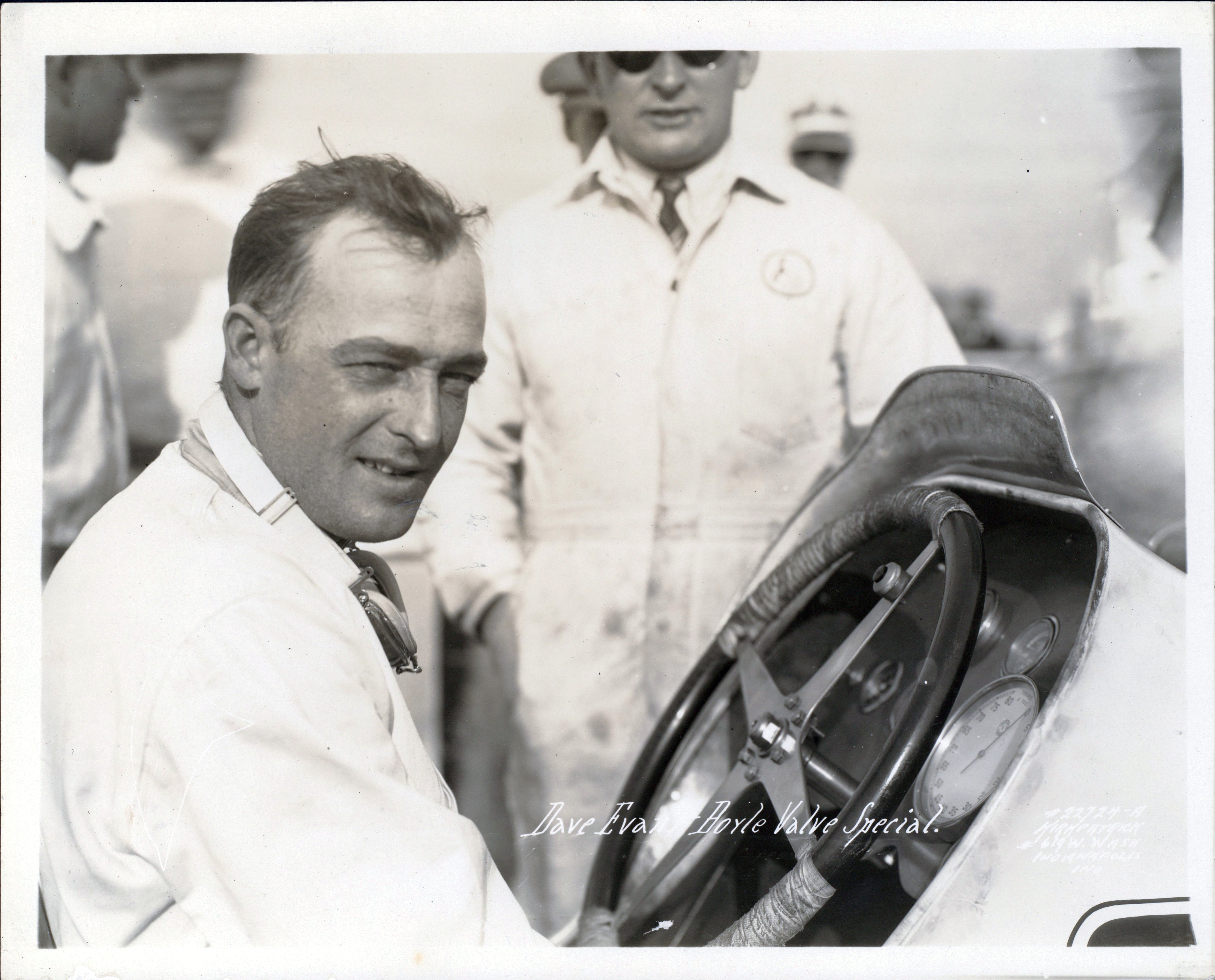 Dave Evans at the Wheel | First Super Speedway