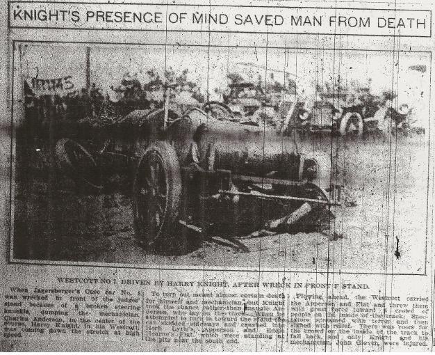 Knight's Wrecked Westcott | First Super Speedway