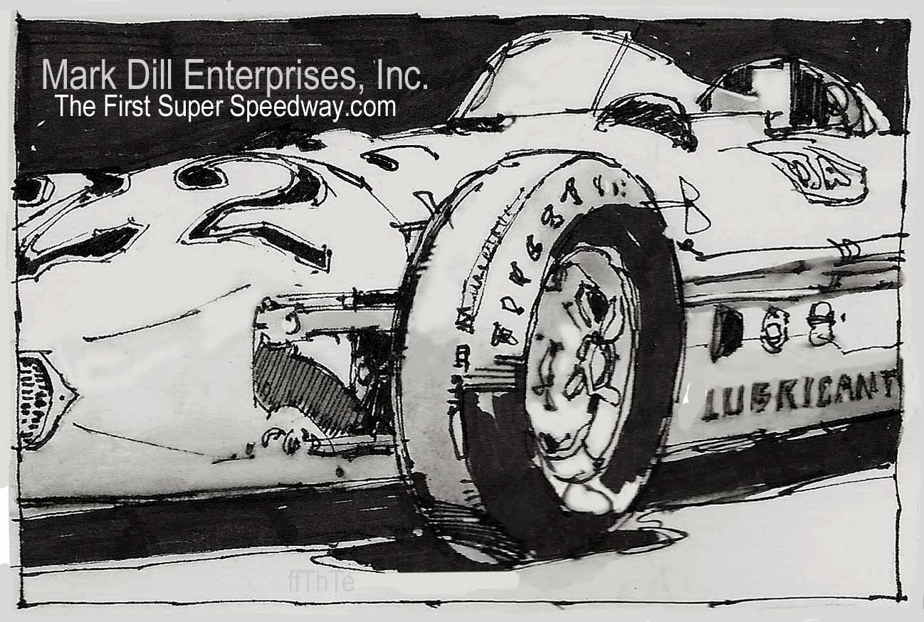 Cal Niday's DA Lubricant Racer - 1955 | First Super Speedway