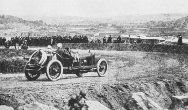 Dario Resta at 1914 French GP | First Super Speedway