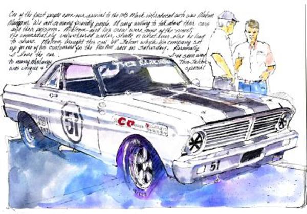 Ford Falcon at Brickyard Invitational | First Super Speedway